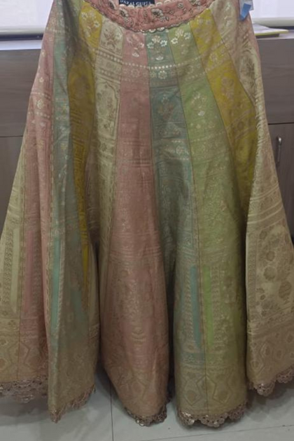 Gazal Gupta multicolor lehenga – Kuro Clothing India